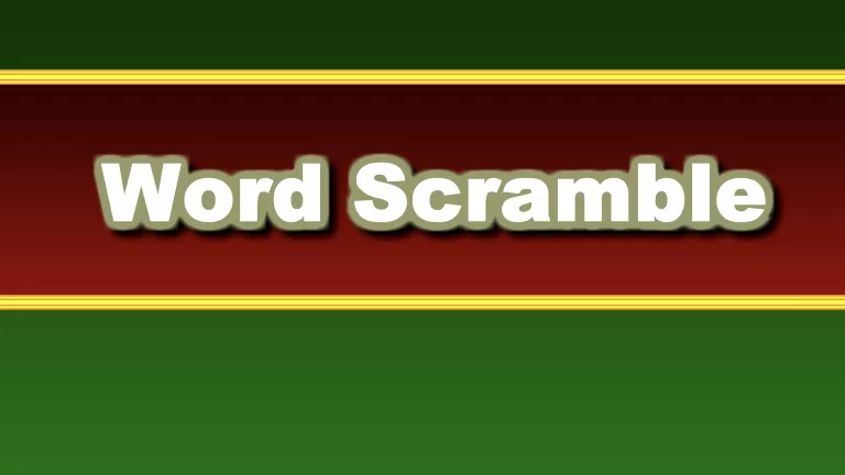 Word Scramble | Instantly Play Games Online for Free!